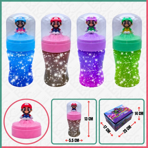 CRYSTAL SLIME GLITTER - SUPER MARIO - EC Ware Wholesale